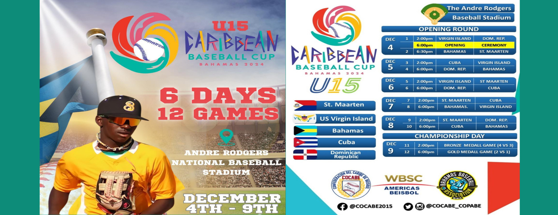 15U Caribbean Baseball Cup Bahamas 2024 – ETickets Live